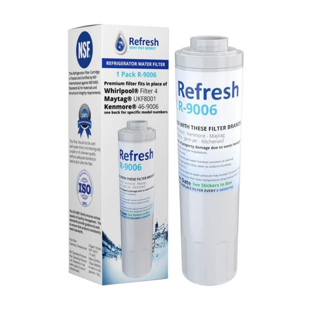 Refresh R-9006 Replacement Refrigerator Water Filter fo